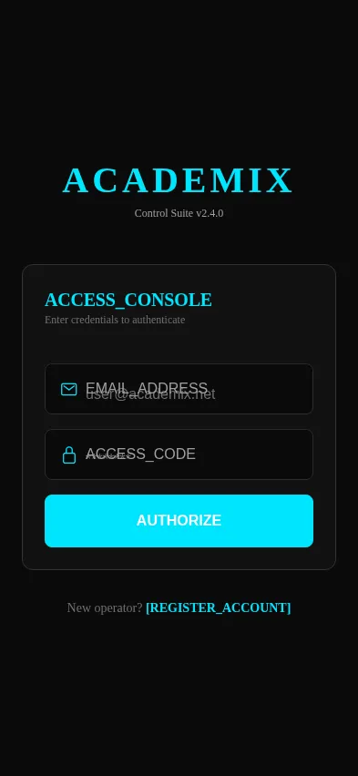 ACADEMIX Control Suite