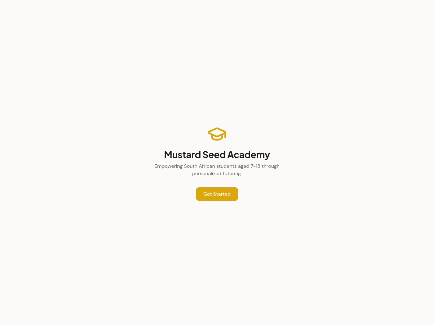 Mustard Seed Academy Bookings