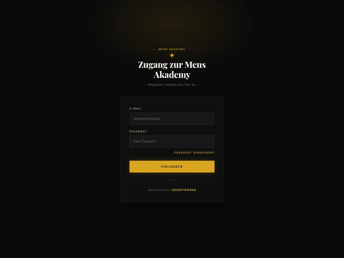 Mens Academy Premium Unlock