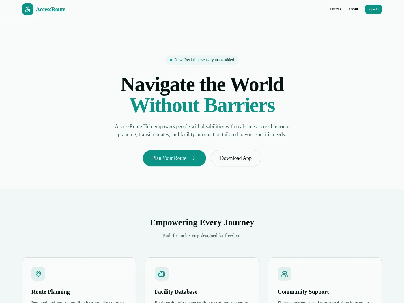 AccessRoute Hub