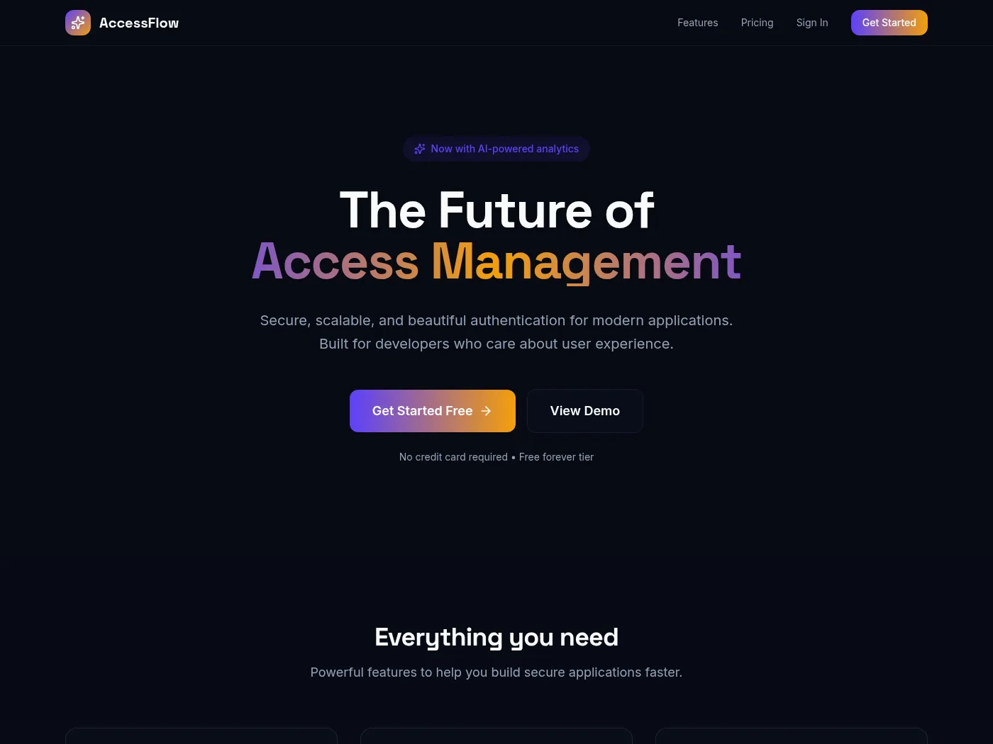 AccessFlow Web Portal