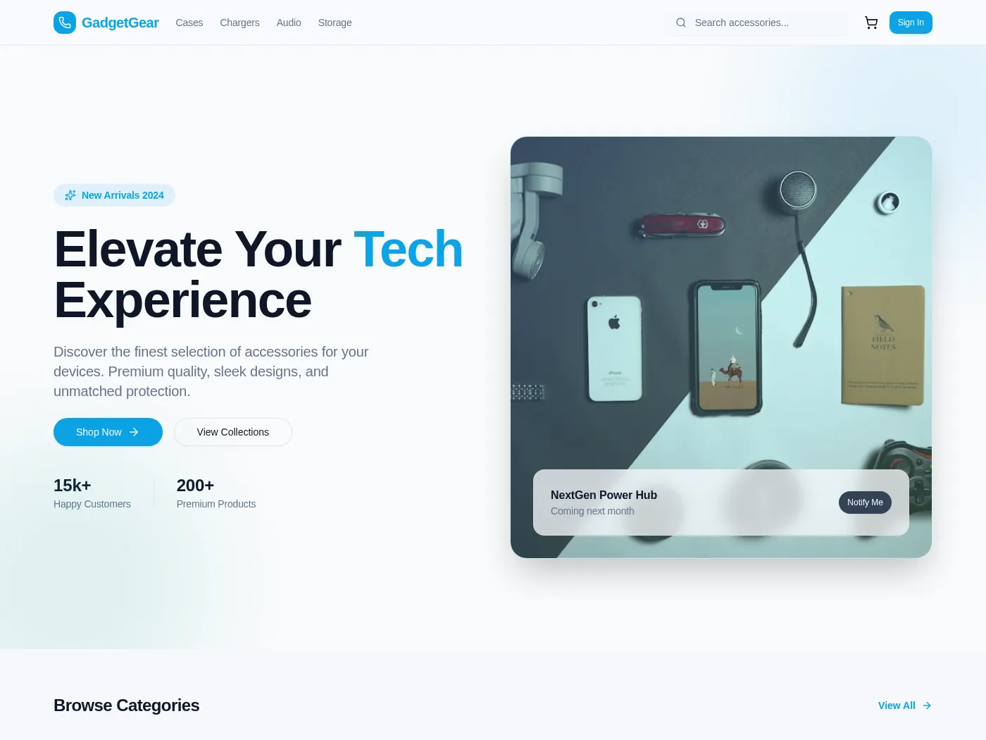 GadgetGear Storefront