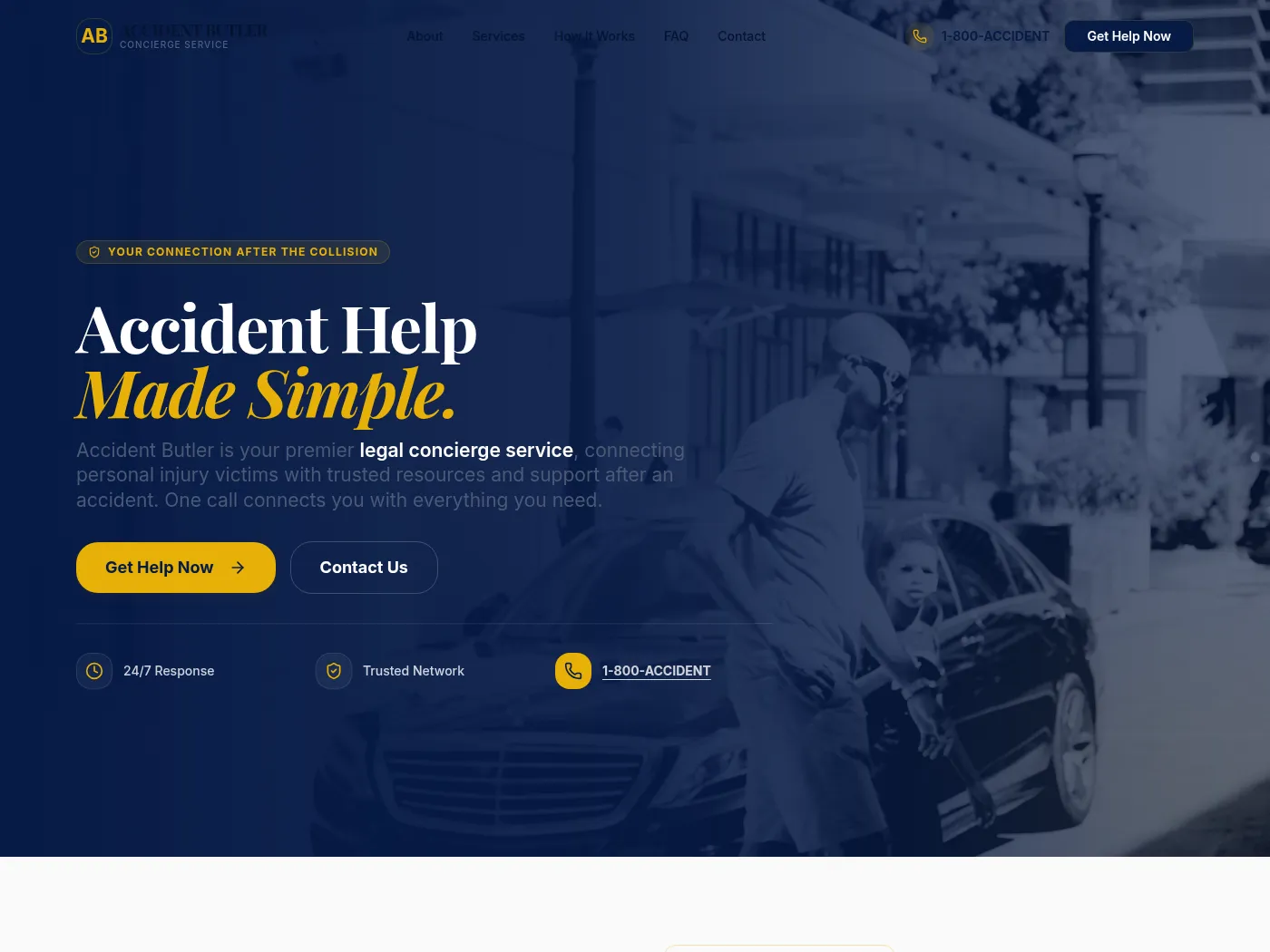 Accident Butler Concierge Site