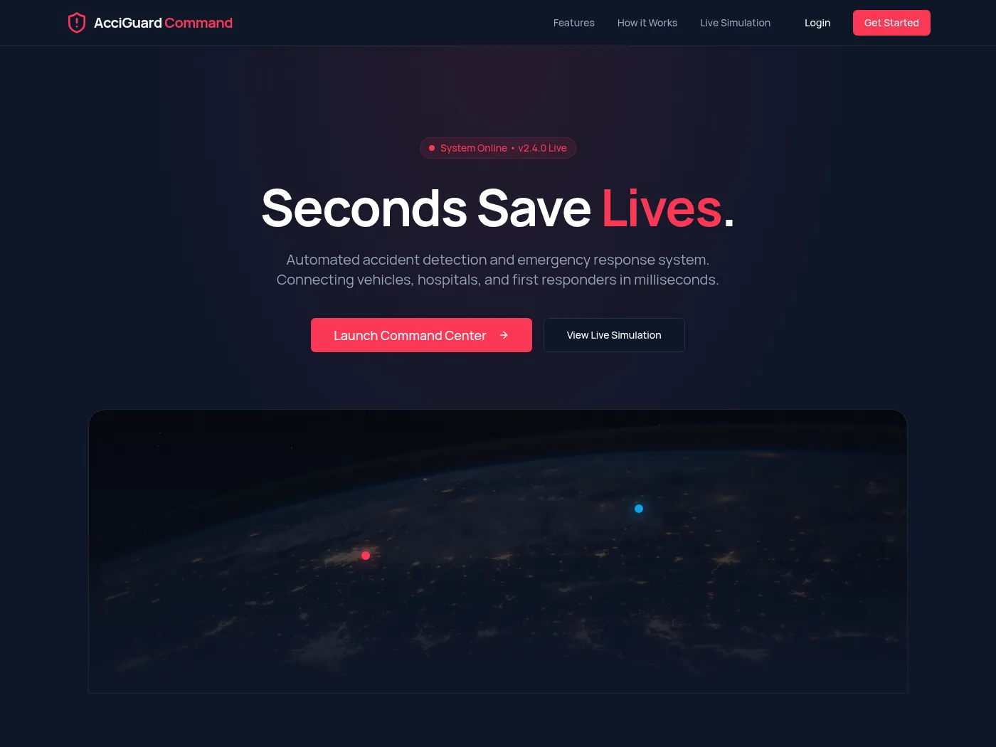 AcciGuard Command Center