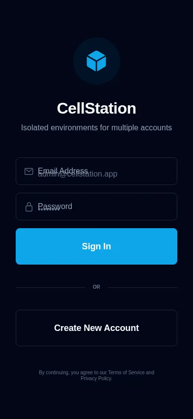 AccountCell Manager
