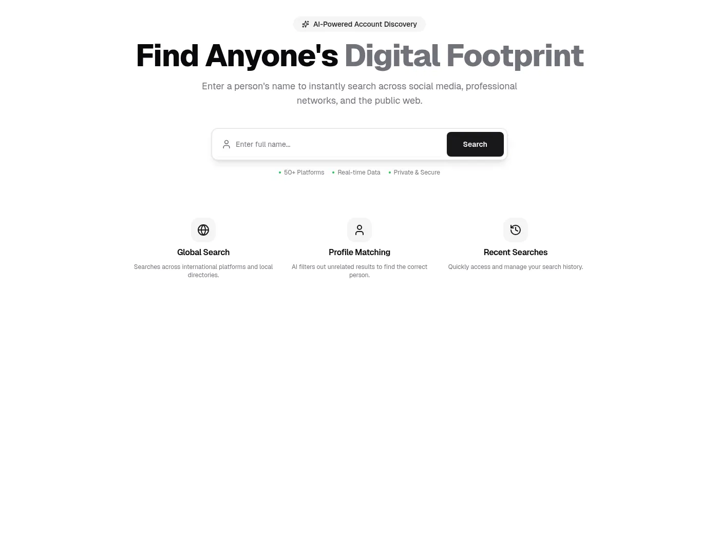 Account finder.