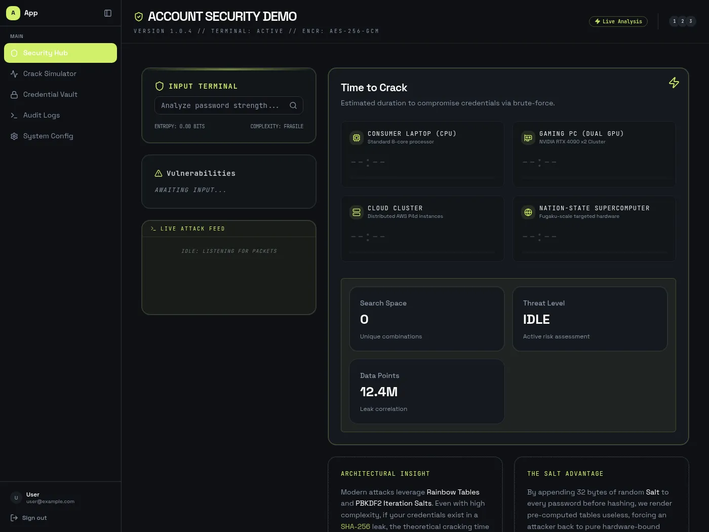 Account Security Demo