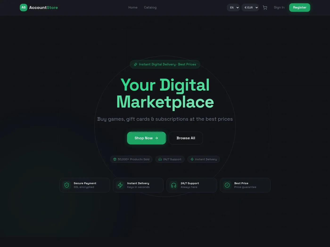 Account Store Marketplace