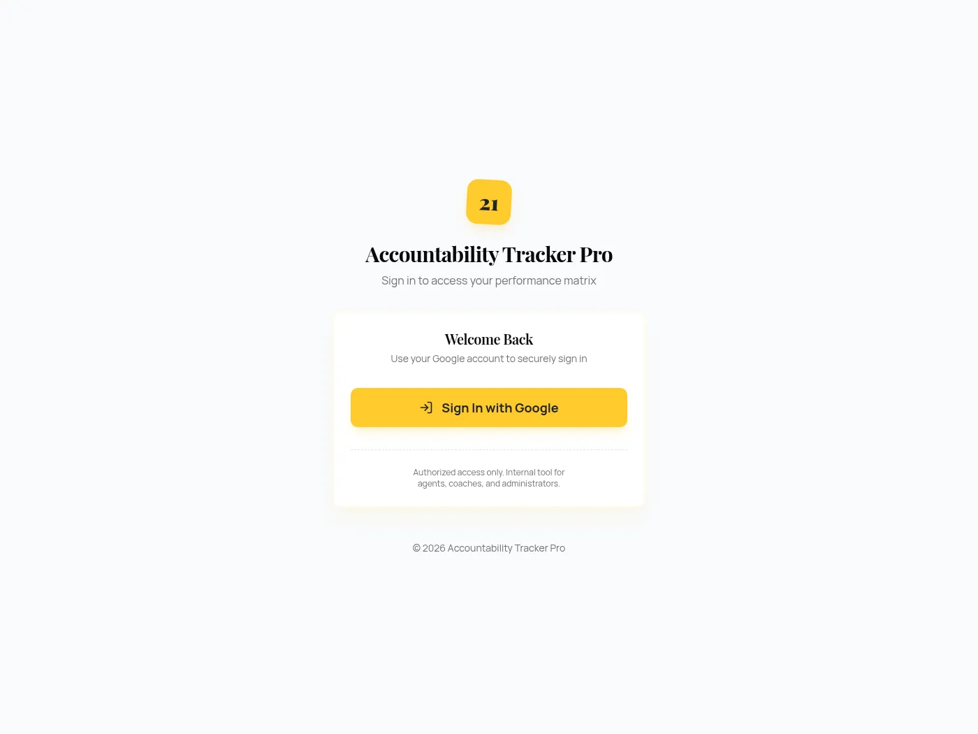 Accountability Tracker Pro