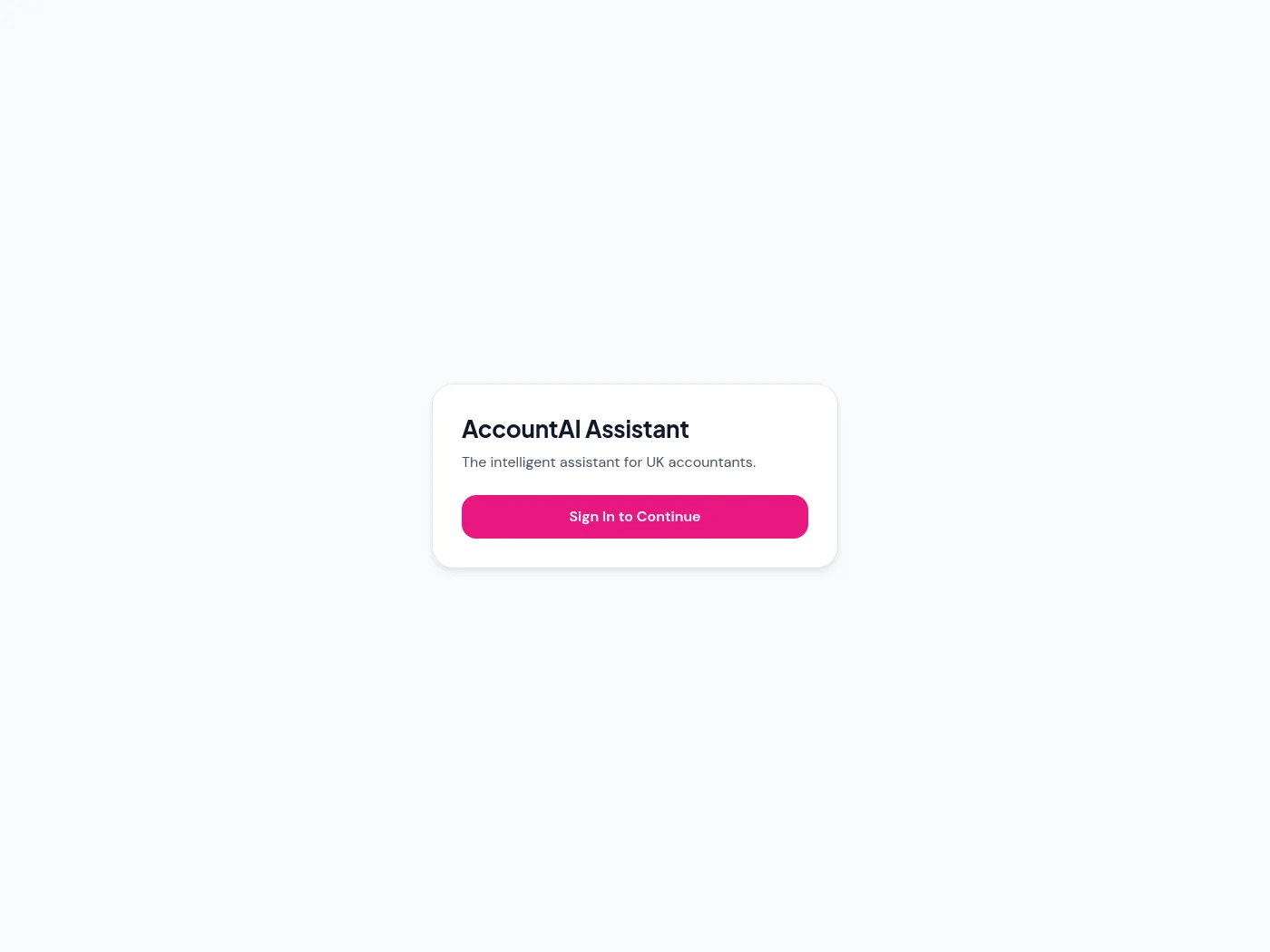 AccountAI Assistant