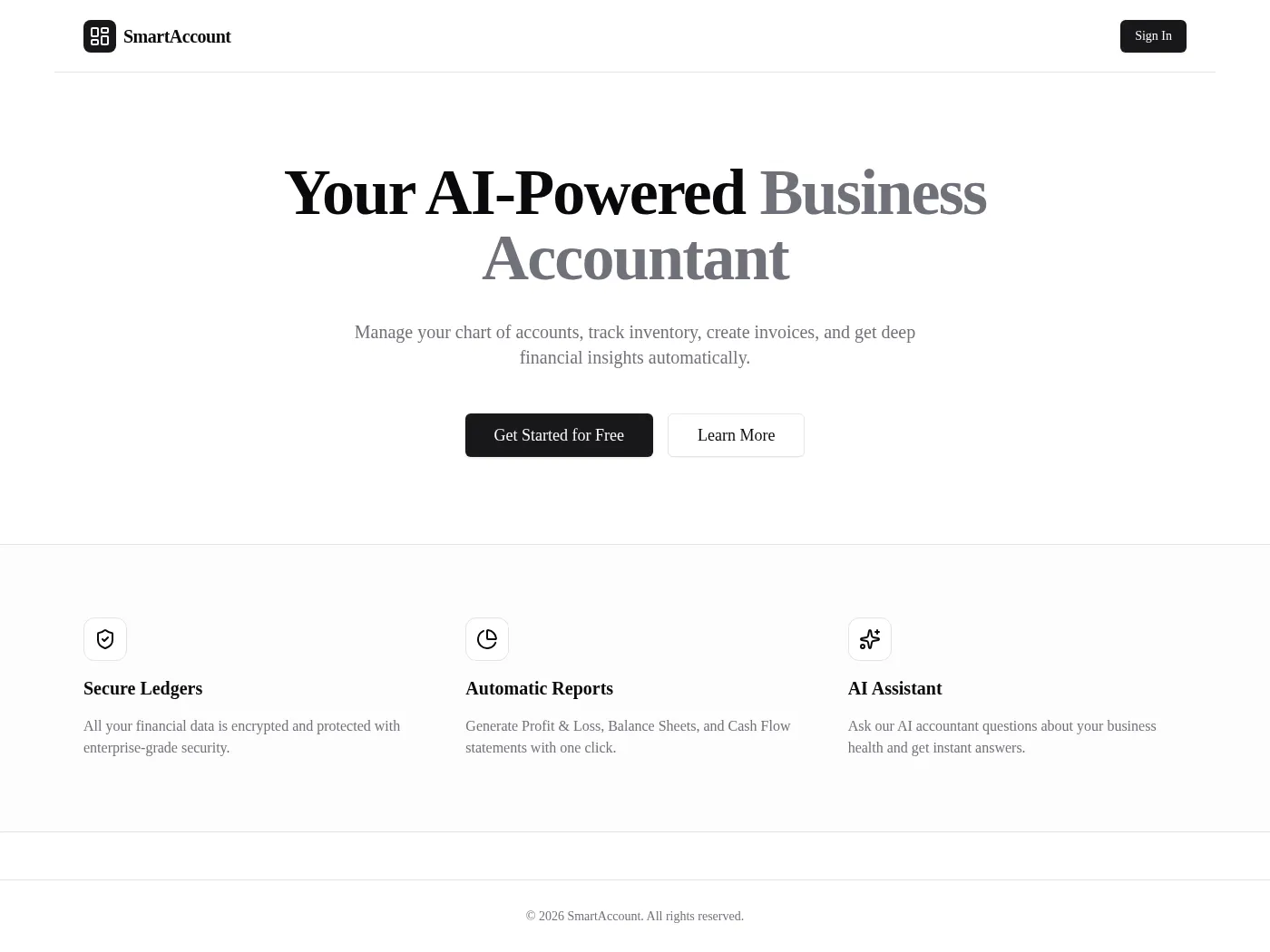 Smart Accounting Dashboard