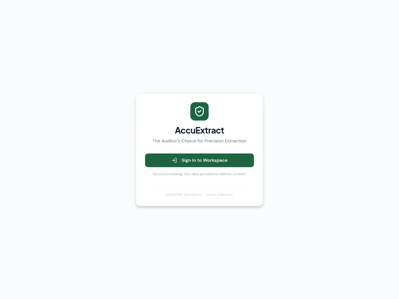 AccuExtract Finance Tables