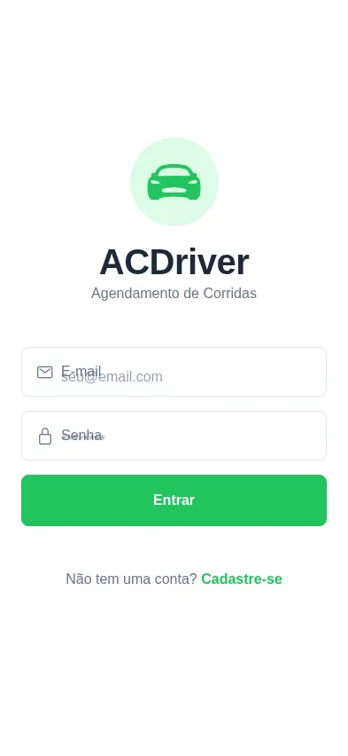 ACDriver Agendamento