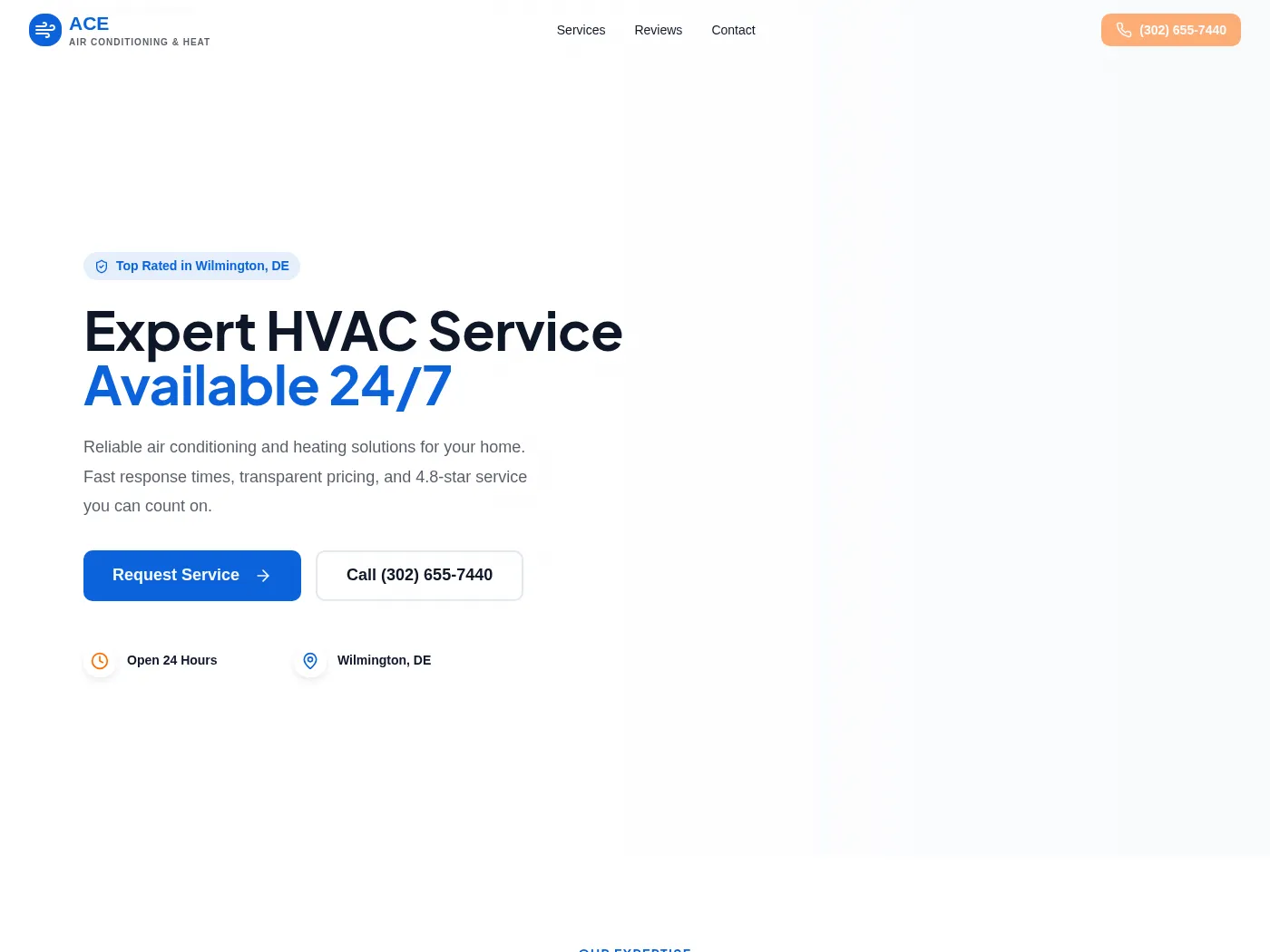 Ace Air Conditioning Site