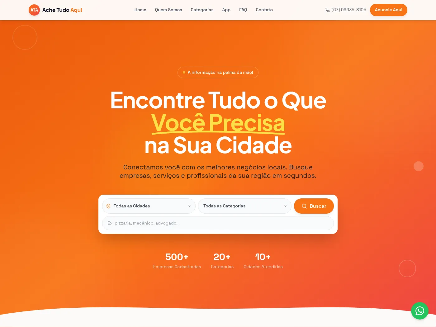 Ache Tudo Aqui Redesign