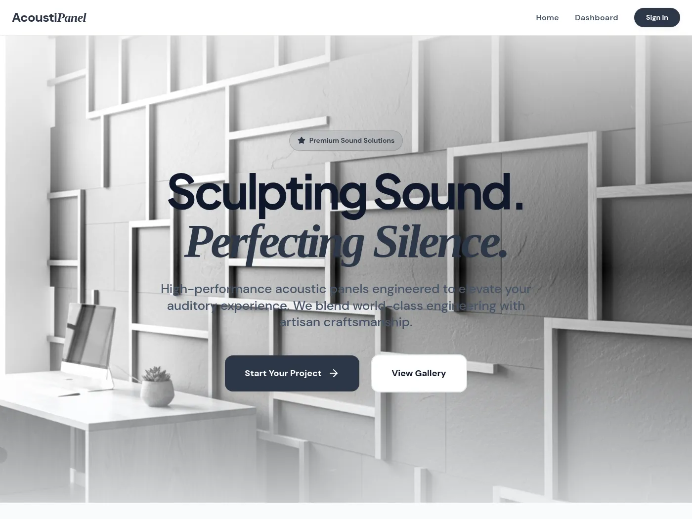 AcoustiPanel Web Presence