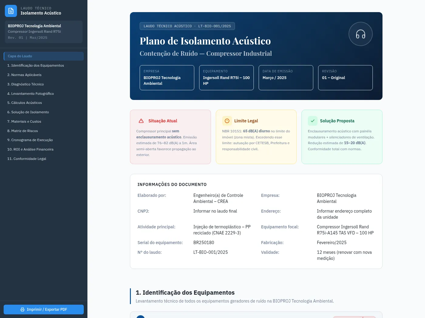 Acoustic Audit Pro