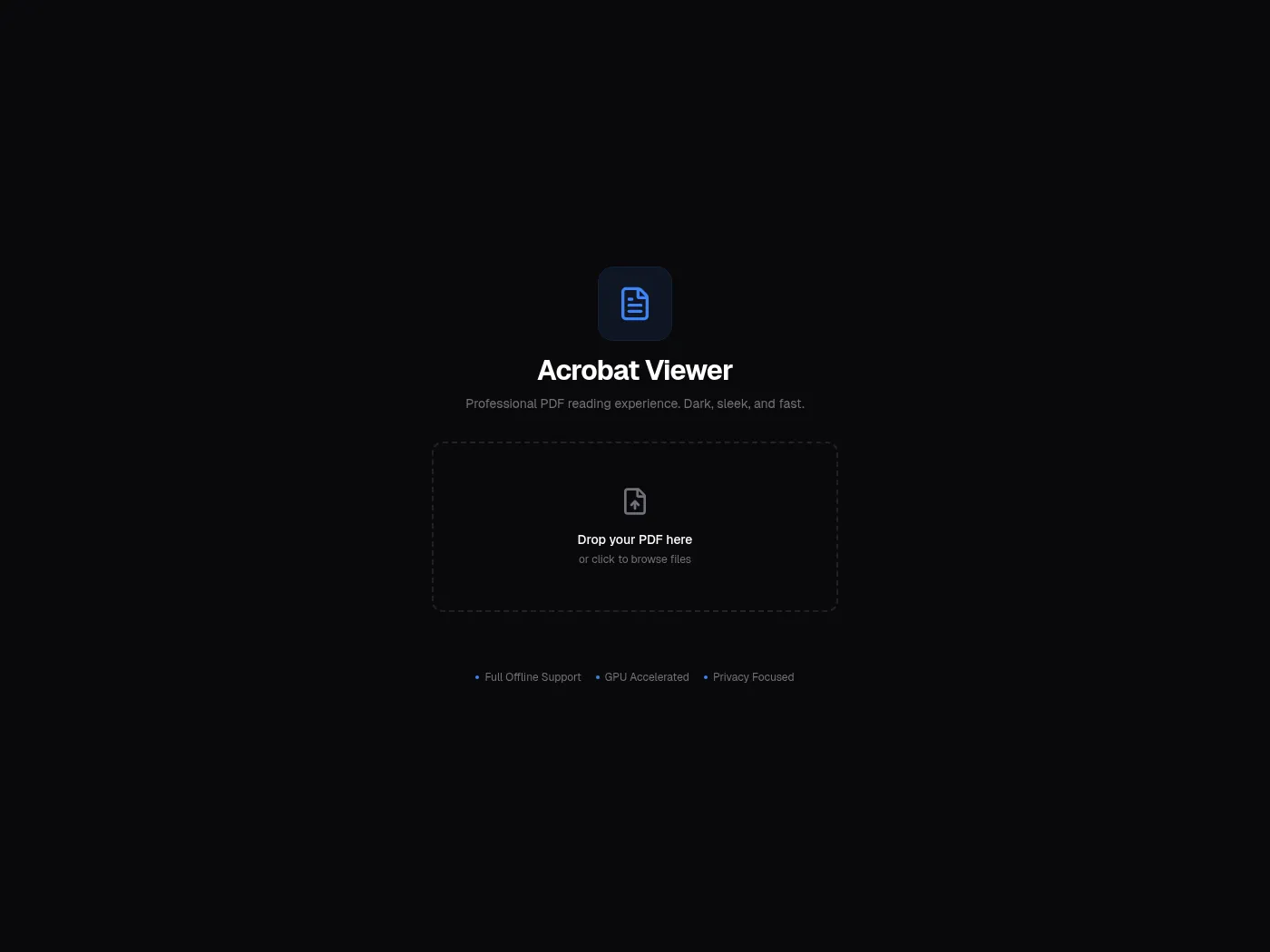 Acrobat PDF Viewer