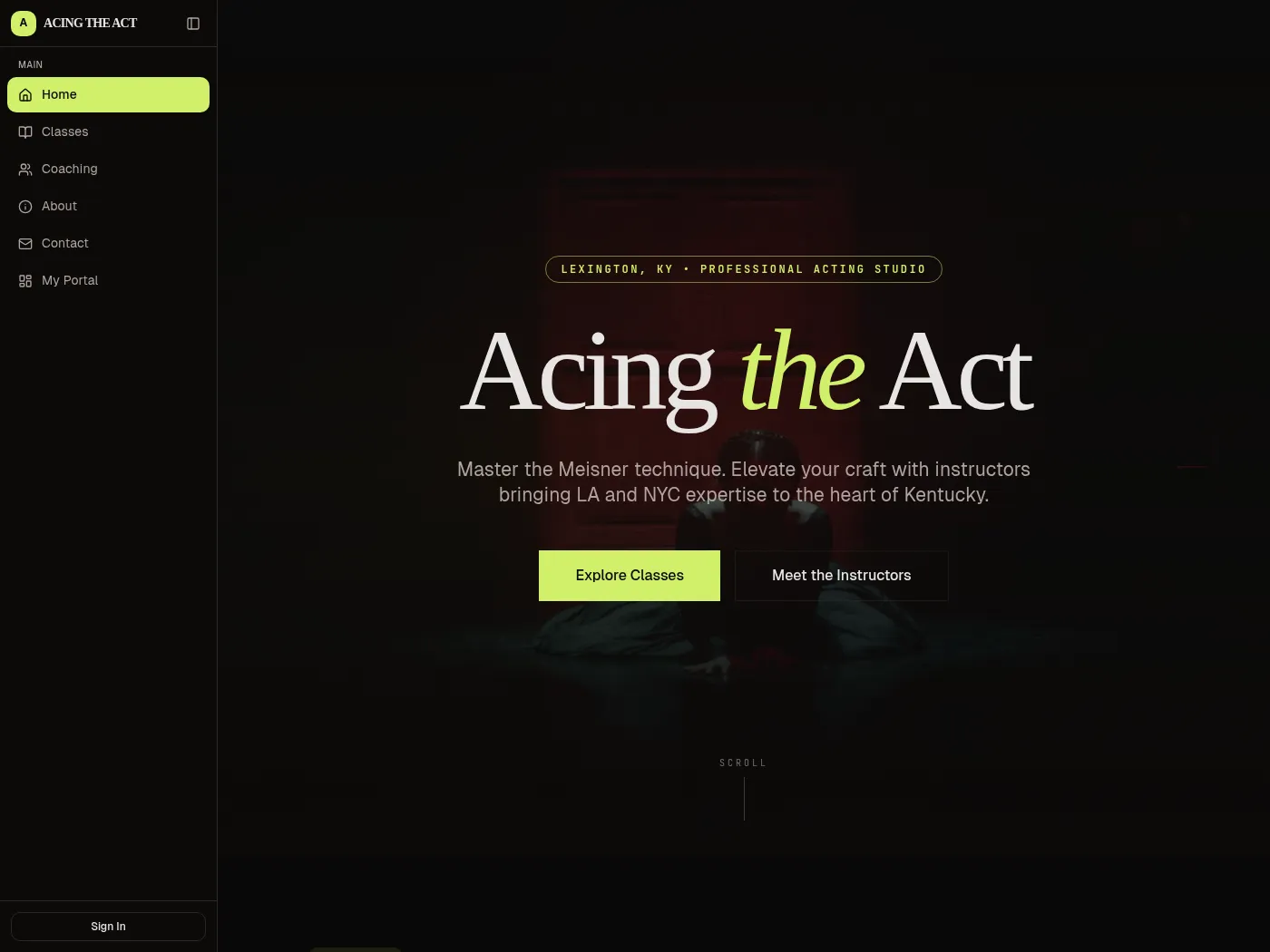 Acing the Act Portal