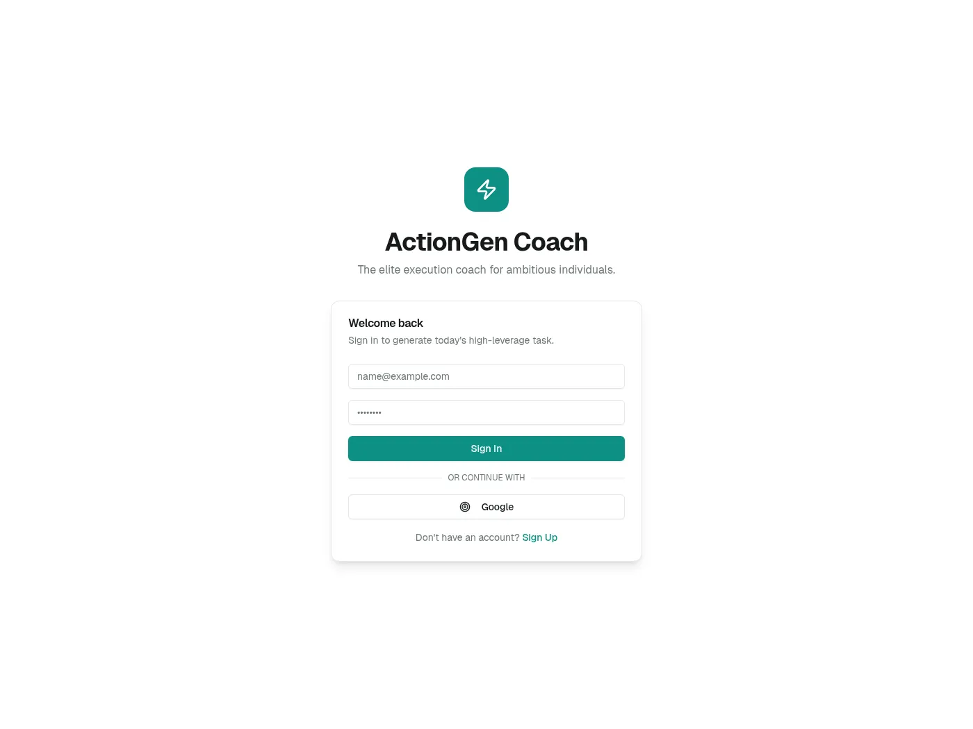 ActionGen Coach