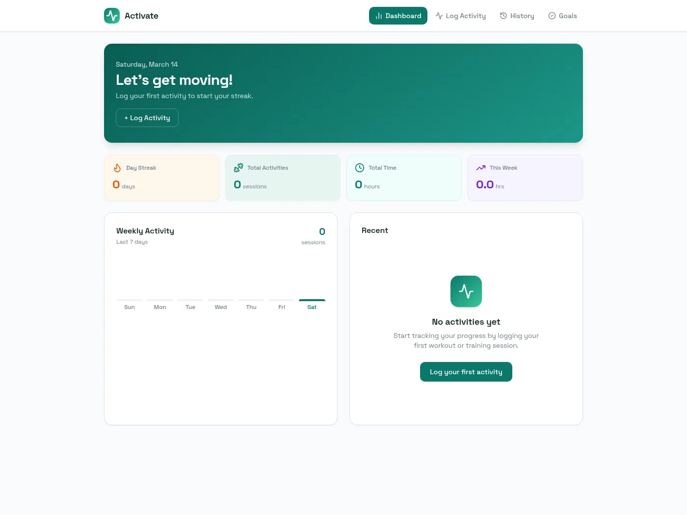 Activate Tracker Web