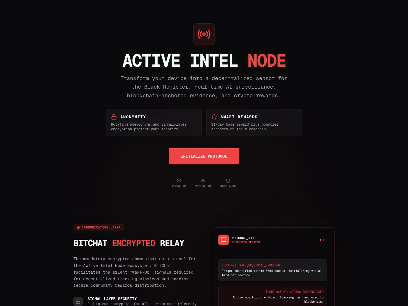 Active Intel Node Web3