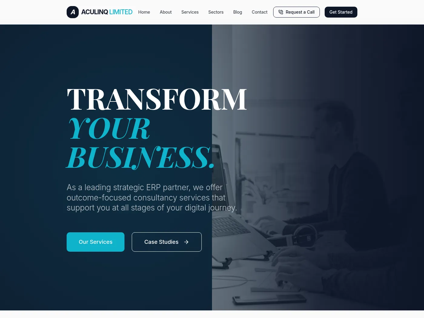 ACULINQ Web Presence