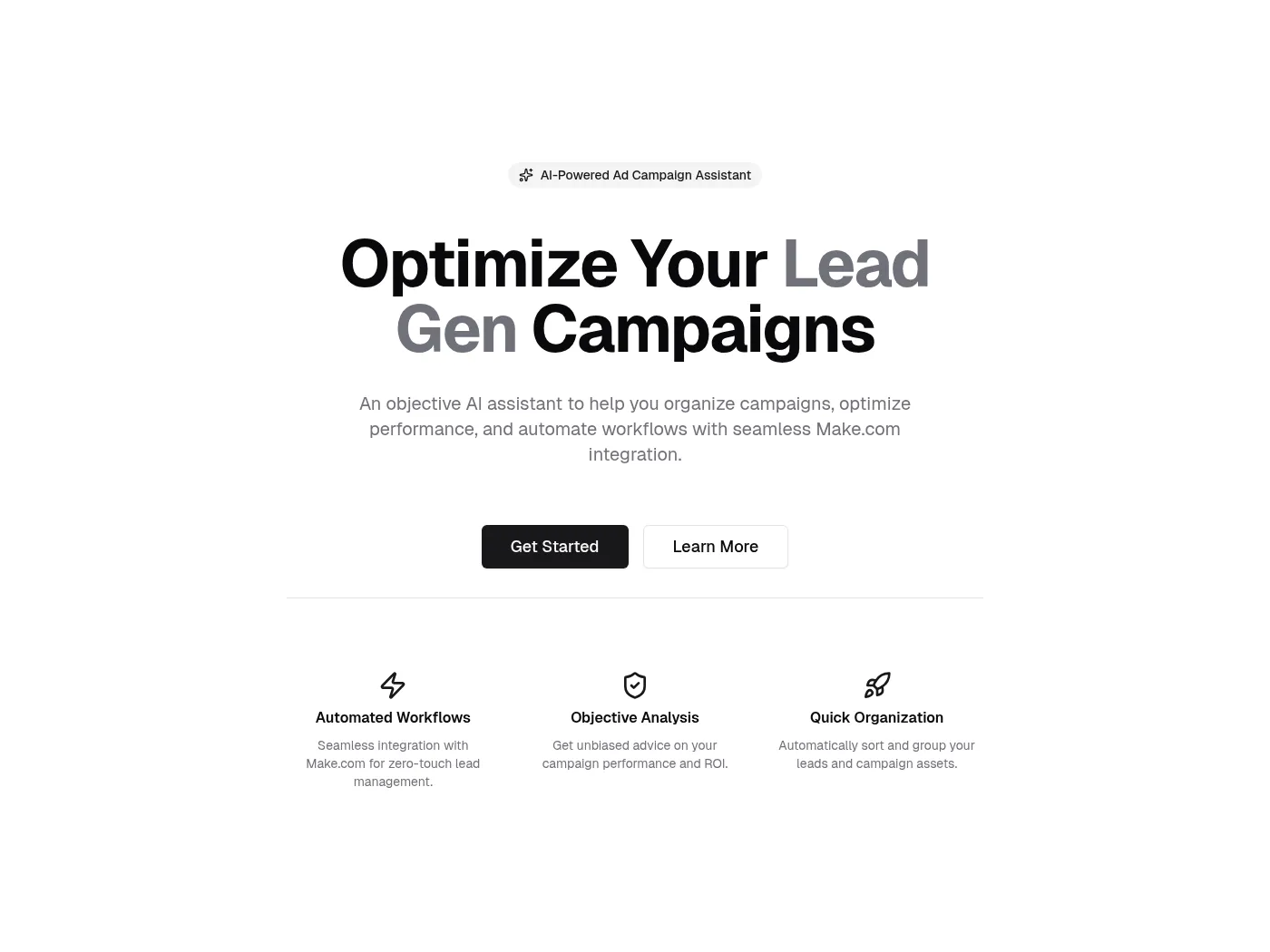 Ad Campaign AI Assistant