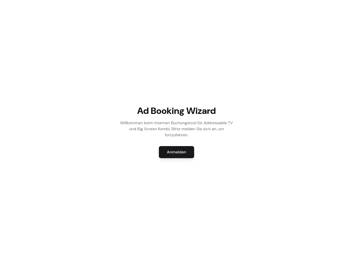 Ad Booking Wizard