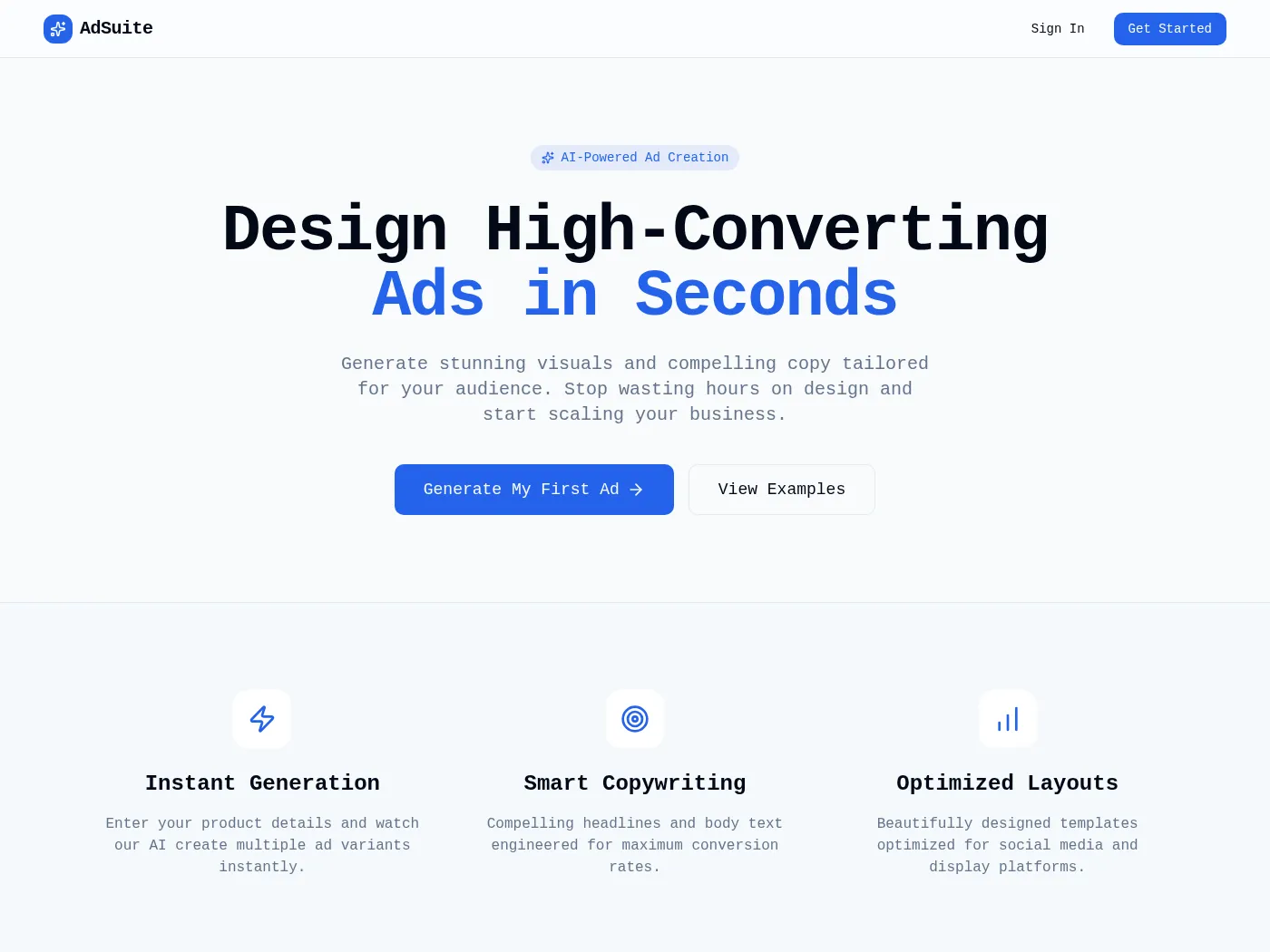 Ad Create Suite