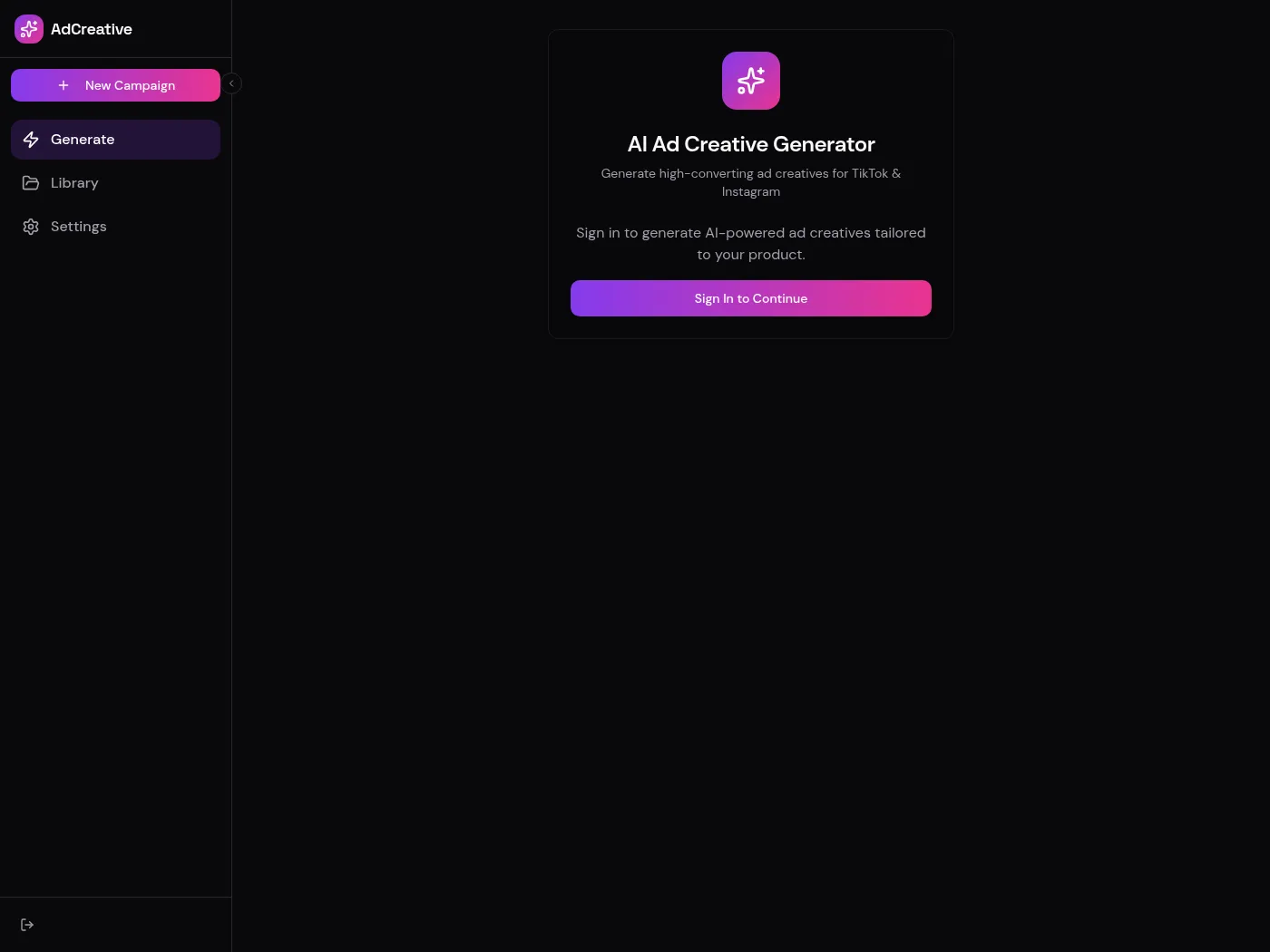Ad Creative Generator