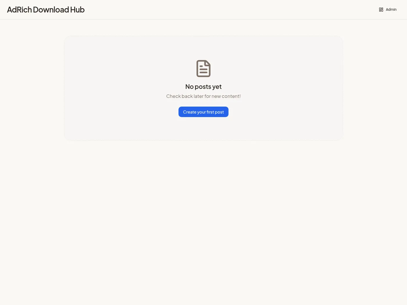 AdRich Download Hub
