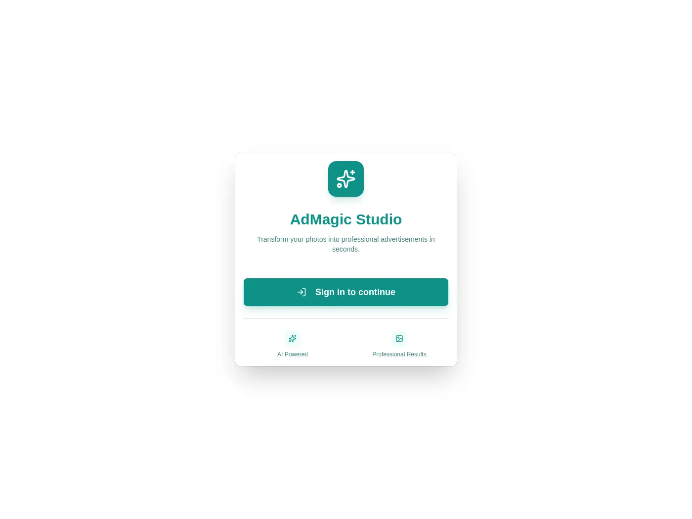 AdMagic Image Studio