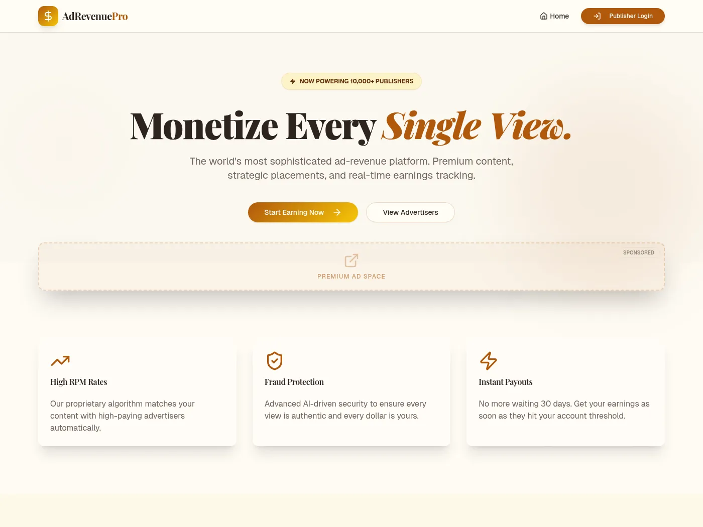 AdRevenue Site