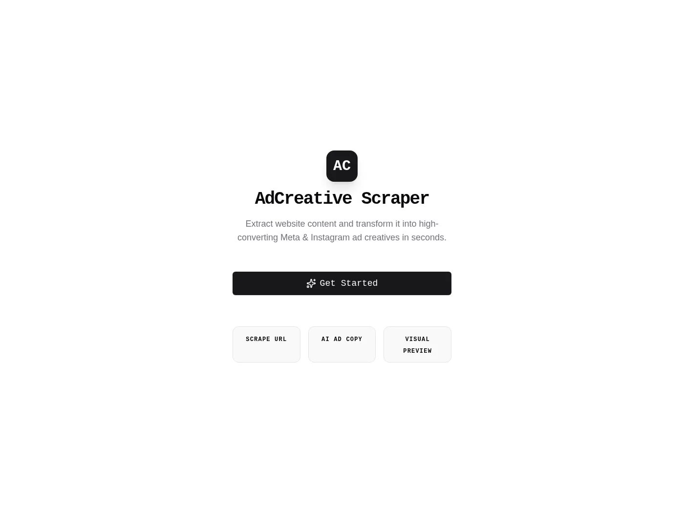 Ad Creative Scraper
