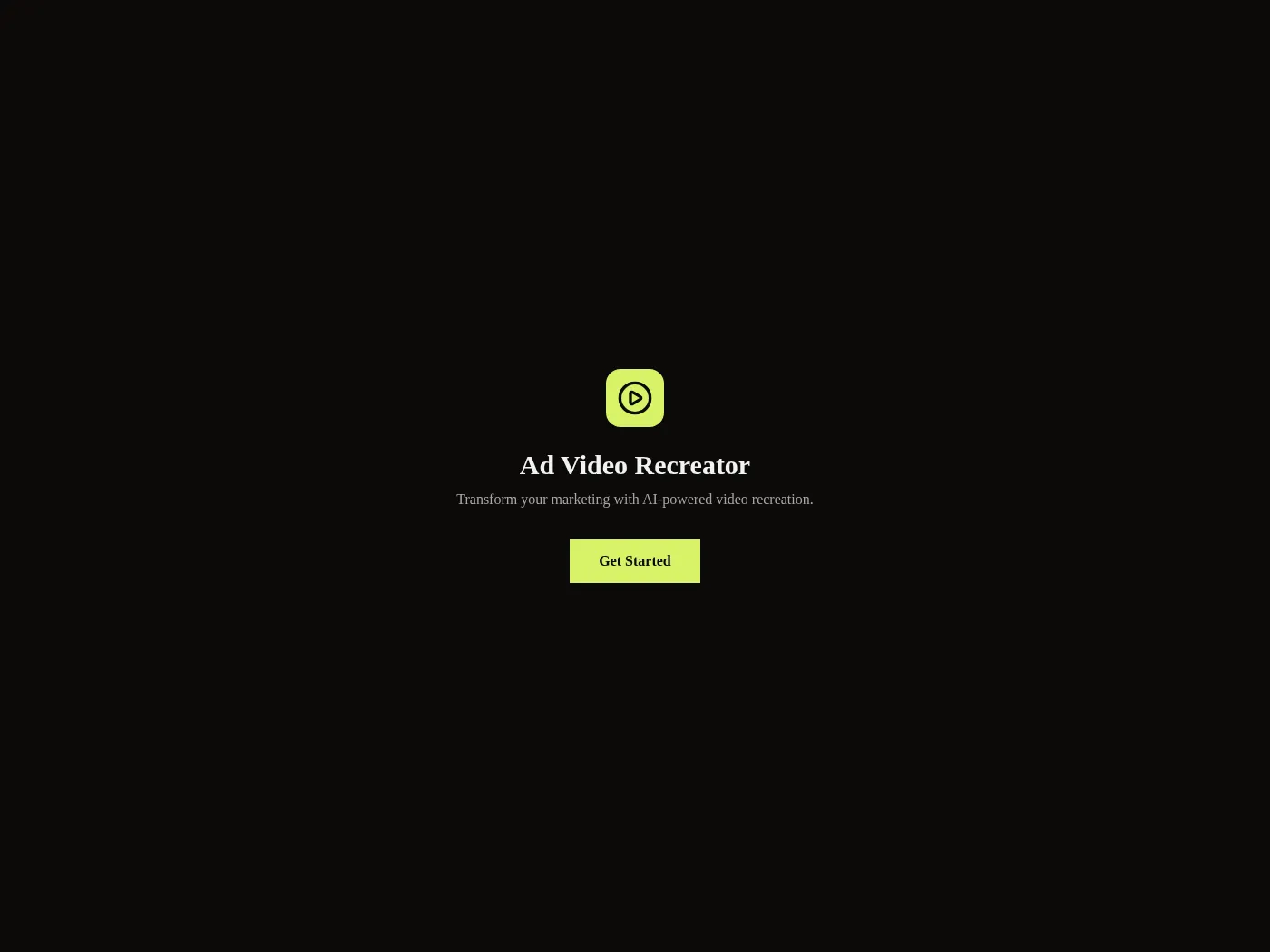 Ad Video Recreator