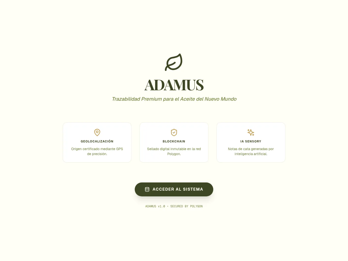 Adamus Olive Trace