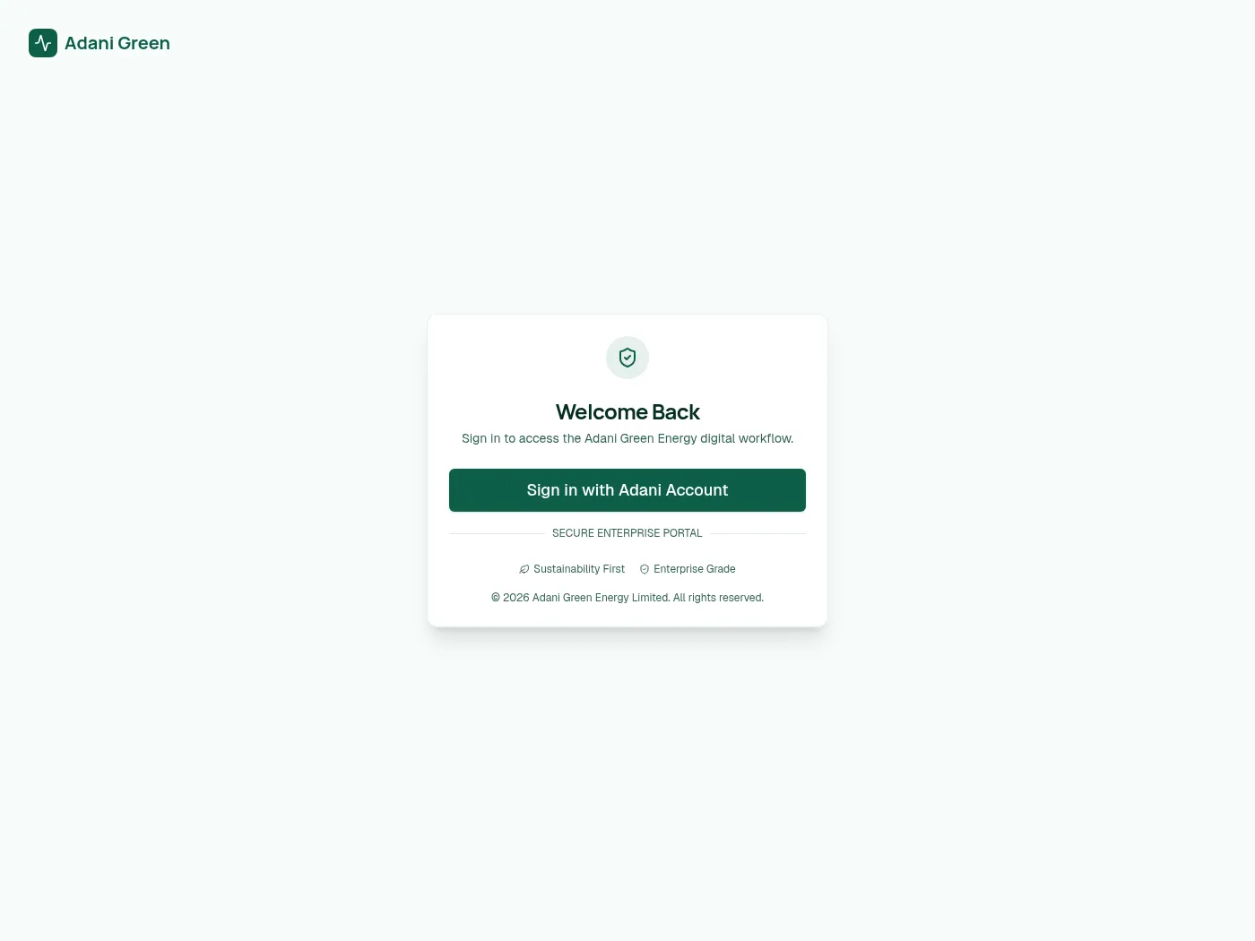 Adani Green Workflow