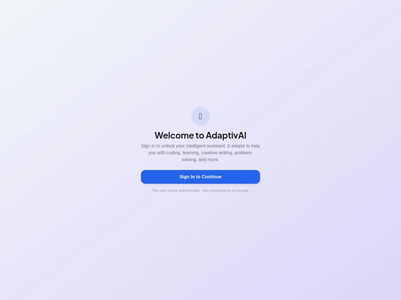 Adaptive Assistant