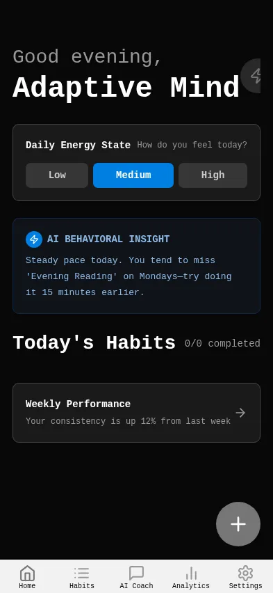 Adaptive Habit System