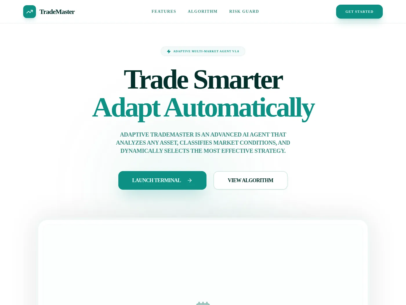 Adaptive TradeMaster
