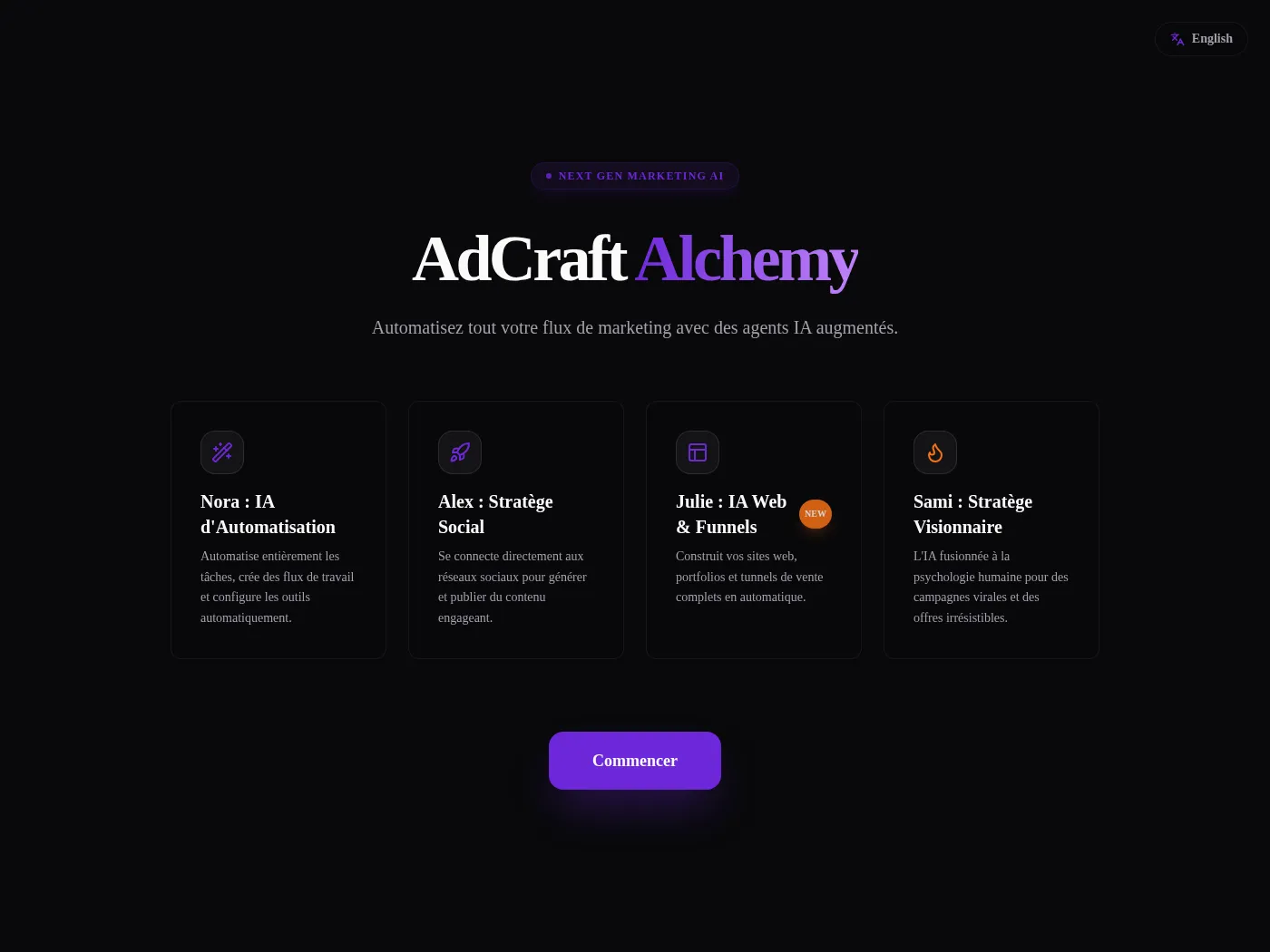 AdCraft Alchemy AI Upgrade