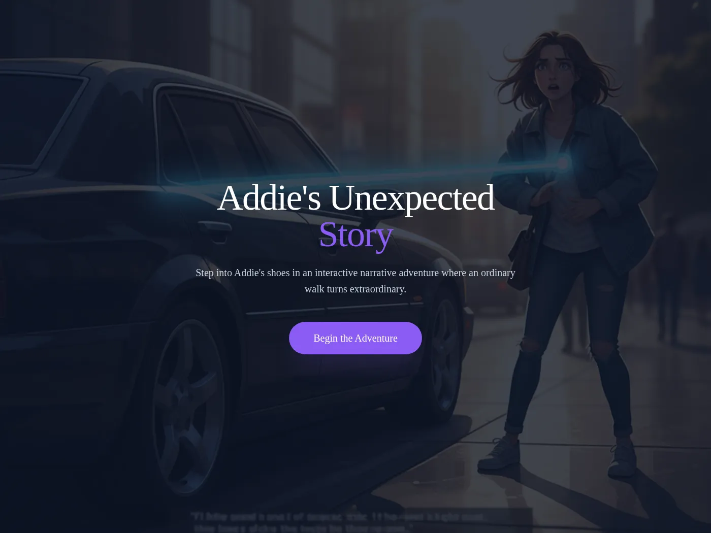 Addie's Unexpected Story