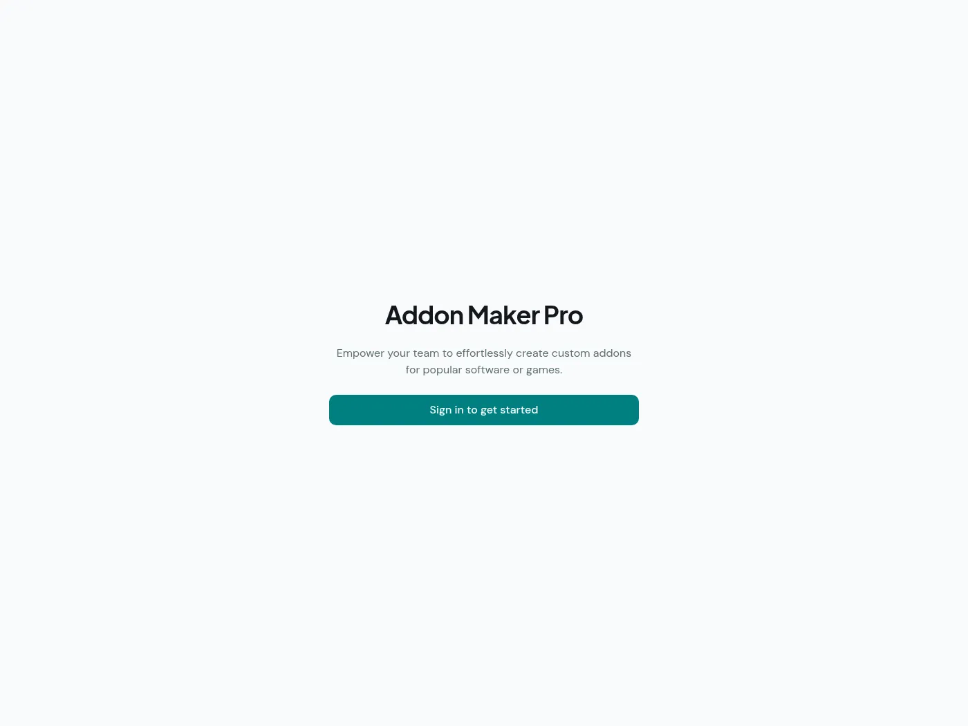 Addon Maker Pro