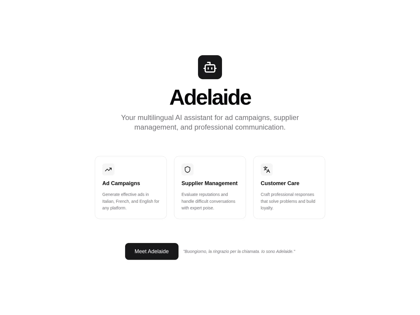 Adelaide AI Assistant