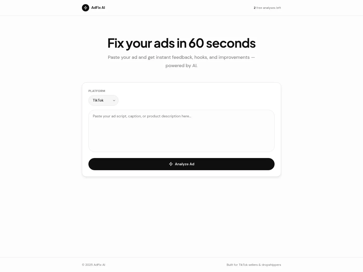AdFix AI