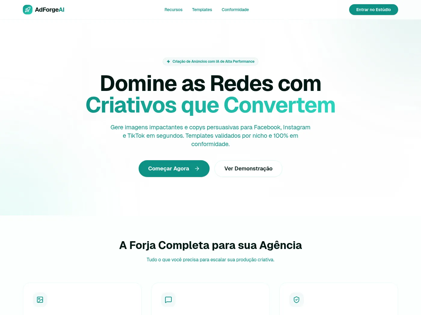 AdForge AI Creative Studio