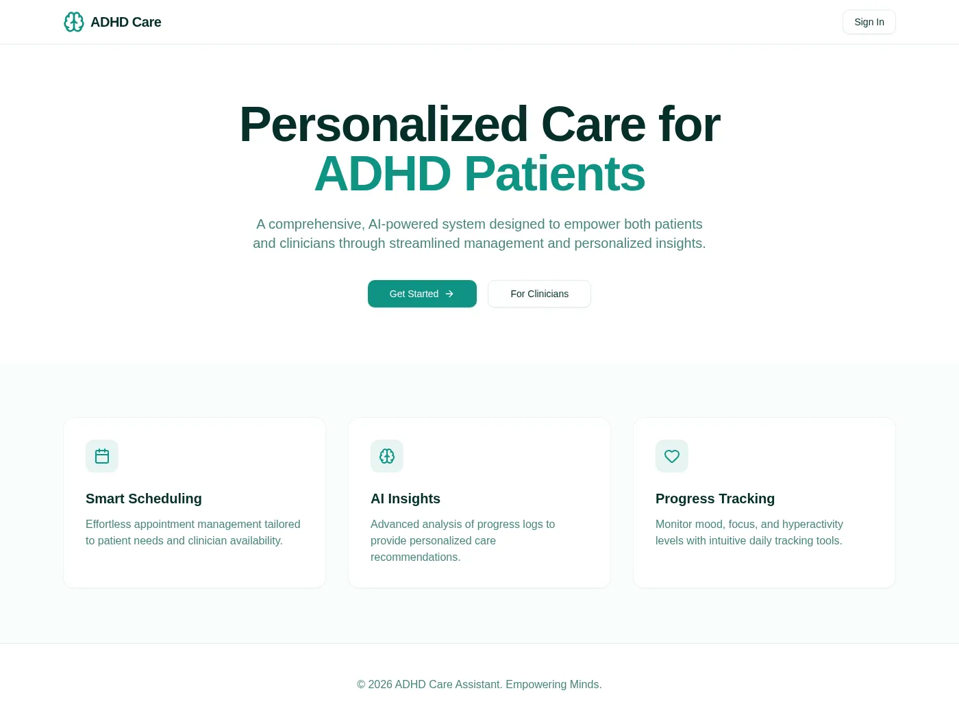 ADHD Care Assistant