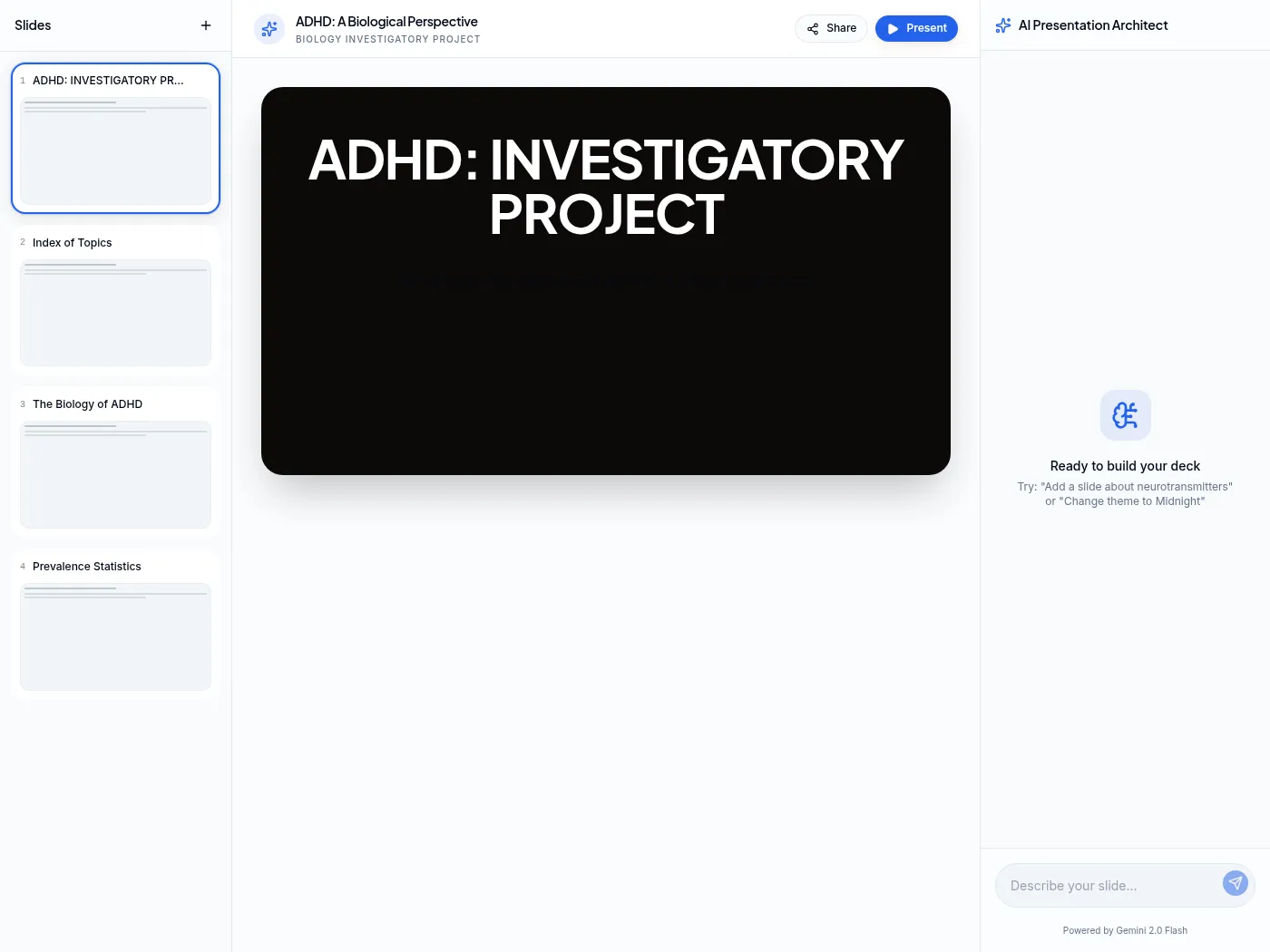 ADHD Biology Presentation