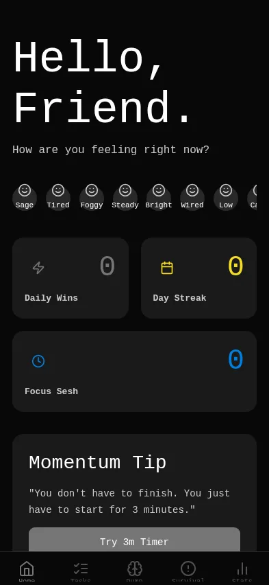 ADHD Reset Mobile